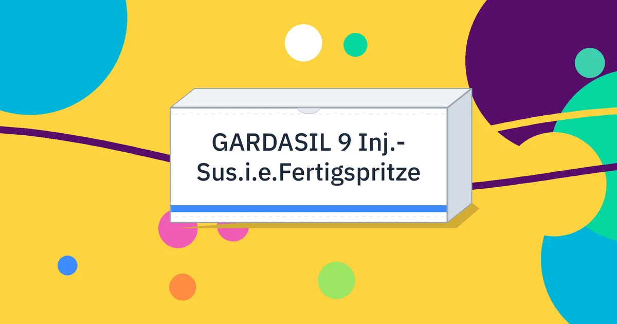 Symbolbild: Packung mit der Aufschrift GARDASIL 9 Inj.-Sus.i.e.Fertigspritze (PZN 12583716) – Verfügbarkeit und Bezug in Apotheken in Frankfurt am Main