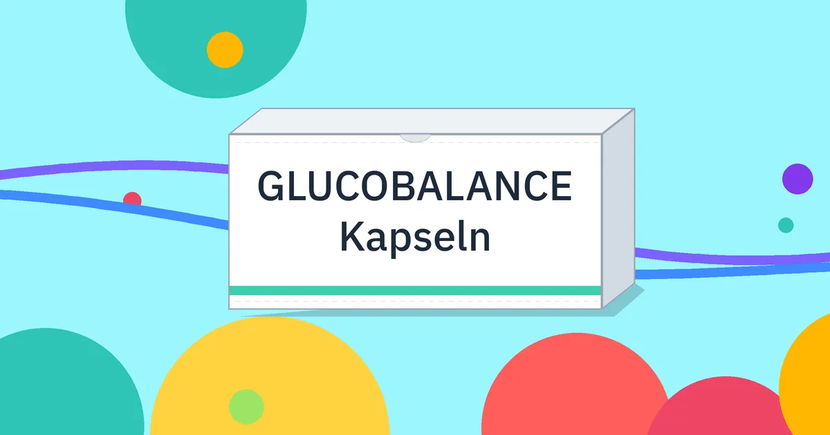 Symbolbild: Packung mit der Aufschrift GLUCOBALANCE Kapseln (PZN 17016040) – Verfügbarkeit und Bezug in Apotheken in Frankfurt am Main