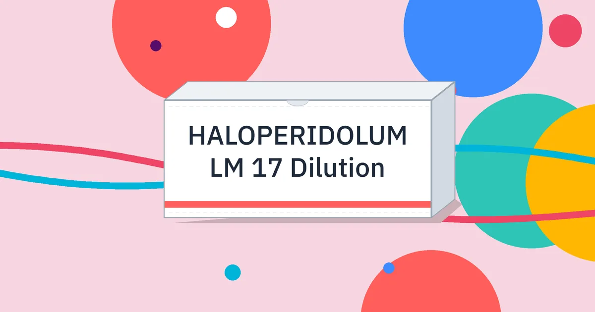 Symbolbild: Packung mit der Aufschrift HALOPERIDOLUM LM 17 Dilution (PZN 12883565) – Verfügbarkeit und Bezug in Apotheken in Frankfurt am Main