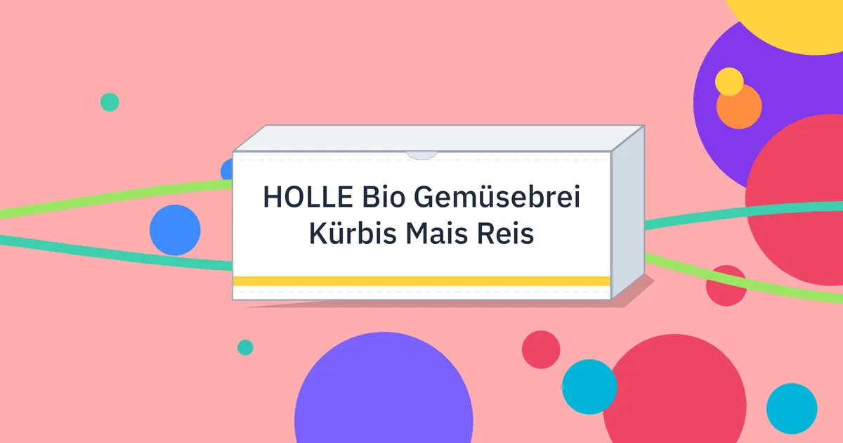 Symbolbild: Packung mit der Aufschrift HOLLE Bio Gemüsebrei Kürbis Mais Reis (PZN 11534963) – Verfügbarkeit und Bezug in Apotheken in Frankfurt am Main