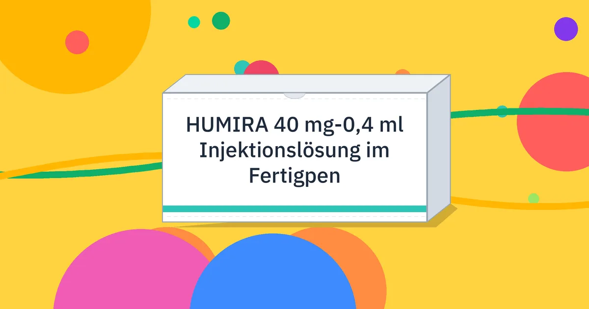 Symbolbild: Packung mit der Aufschrift HUMIRA 40 mg-0,4 ml Injektionslösung im Fertigpen (PZN 15398675) – Verfügbarkeit und Bezug in Apotheken in Frankfurt am Main