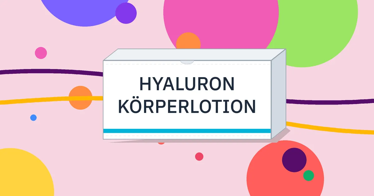 Symbolbild: Packung mit der Aufschrift HYALURON KÖRPERLOTION (PZN 12358758) – Verfügbarkeit und Bezug in Apotheken in Frankfurt am Main