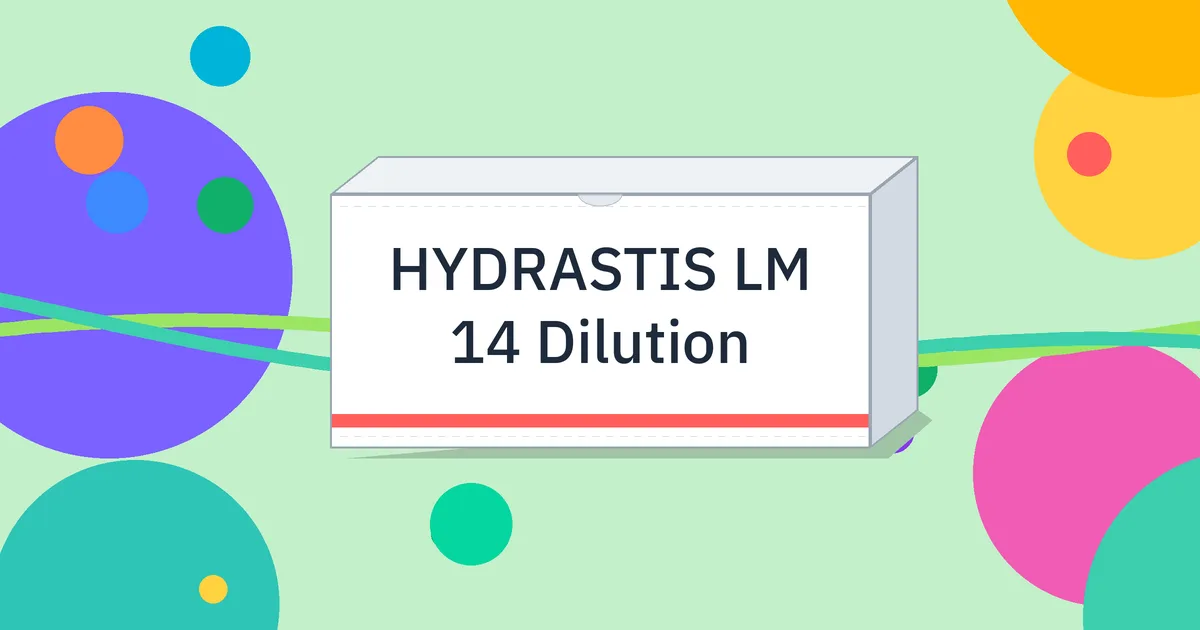 Symbolbild: Packung mit der Aufschrift HYDRASTIS LM 14 Dilution (PZN 12890140) – Verfügbarkeit und Bezug in Apotheken in Frankfurt am Main