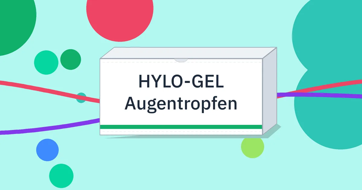Symbolbild: Packung mit der Aufschrift HYLO-GEL Augentropfen (PZN 10523905) – Verfügbarkeit und Bezug in Apotheken in Frankfurt am Main