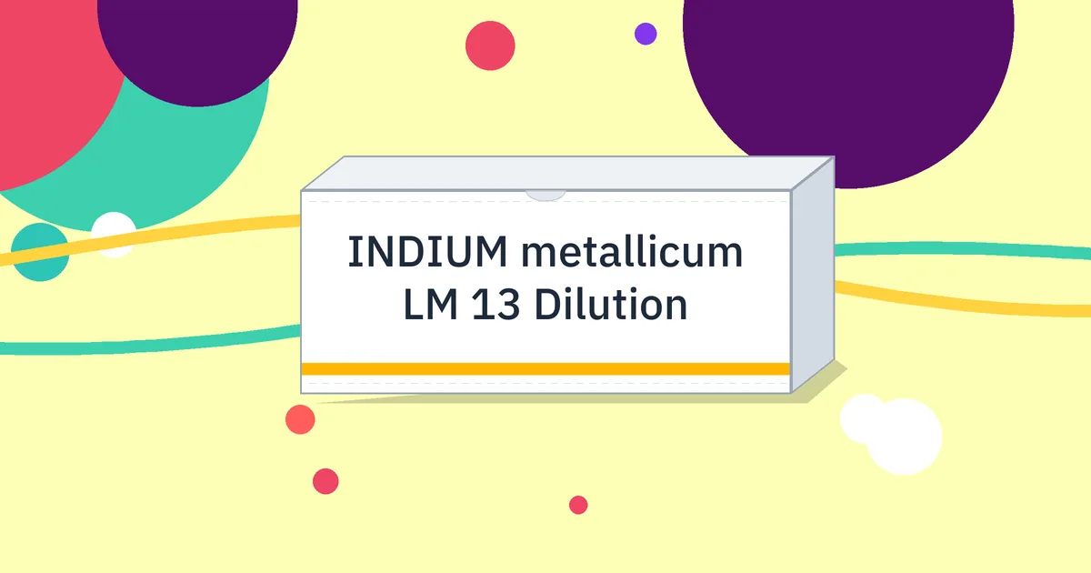 Symbolbild: Packung mit der Aufschrift INDIUM metallicum LM 13 Dilution (PZN 12912574) – Verfügbarkeit und Bezug in Apotheken in Frankfurt am Main