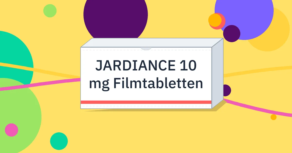 Symbolbild: Packung mit der Aufschrift JARDIANCE 10 mg Filmtabletten (PZN 19487393) – Verfügbarkeit und Bezug in Apotheken in Frankfurt am Main