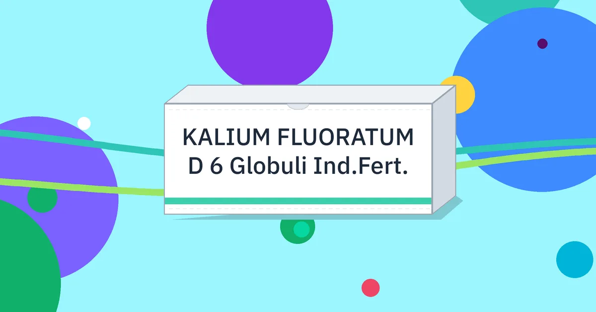 Symbolbild: Packung mit der Aufschrift KALIUM FLUORATUM D 6 Globuli Ind.Fert. (PZN 17683960) – Verfügbarkeit und Bezug in Apotheken in Frankfurt am Main