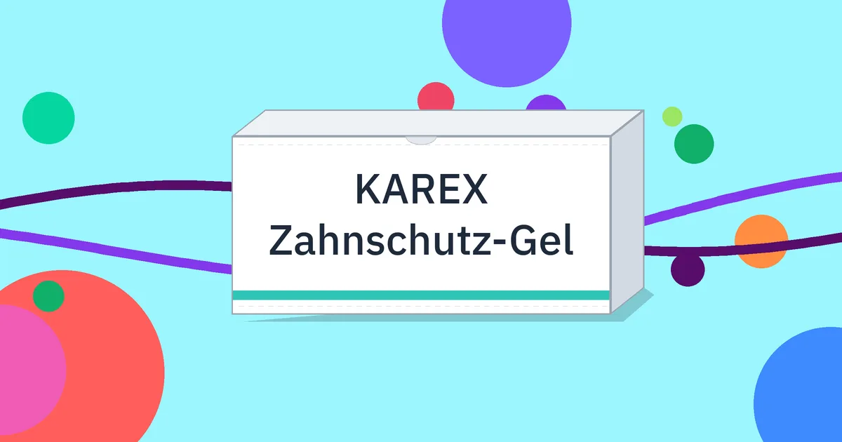 Symbolbild: Packung mit der Aufschrift KAREX Zahnschutz-Gel (PZN 18491501) – Verfügbarkeit und Bezug in Apotheken in Frankfurt am Main