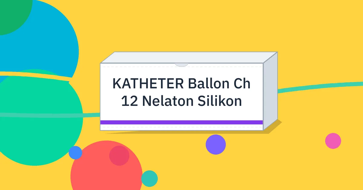 Symbolbild: Packung mit der Aufschrift KATHETER Ballon Ch 12 Nelaton Silikon (PZN 02441346) – Verfügbarkeit und Bezug in Apotheken in Frankfurt am Main