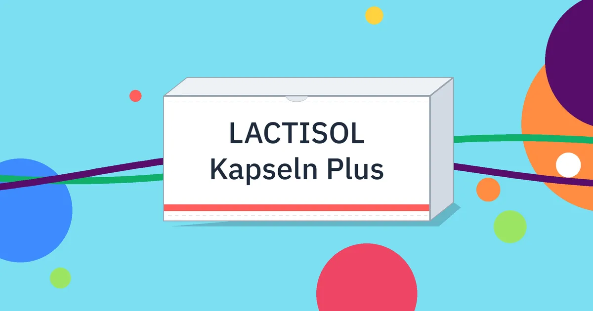 Symbolbild: Packung mit der Aufschrift LACTISOL Kapseln Plus (PZN 13058366) – Verfügbarkeit und Bezug in Apotheken in Frankfurt am Main