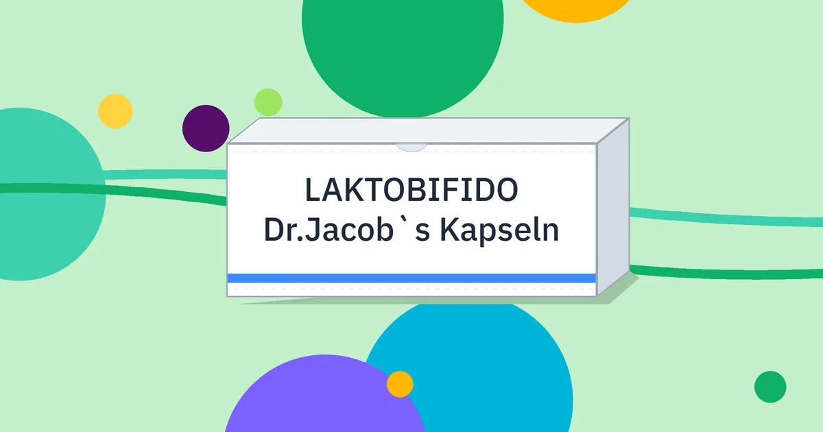 Symbolbild: Packung mit der Aufschrift LAKTOBIFIDO Dr.Jacob`s Kapseln (PZN 01800197) – Verfügbarkeit und Bezug in Apotheken in Frankfurt am Main