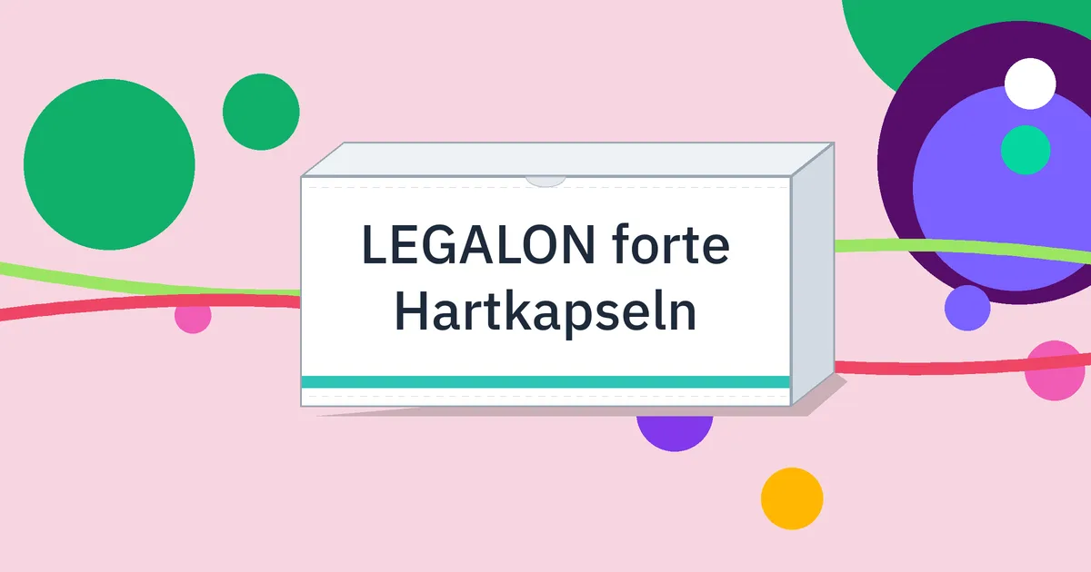Symbolbild: Packung mit der Aufschrift LEGALON forte Hartkapseln (PZN 10077400) – Verfügbarkeit und Bezug in Apotheken in Frankfurt am Main