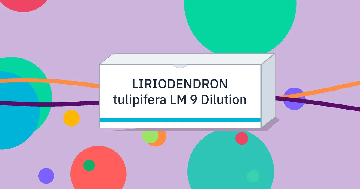 Symbolbild: Packung mit der Aufschrift LIRIODENDRON tulipifera LM 9 Dilution (PZN 13531012) – Verfügbarkeit und Bezug in Apotheken in Frankfurt am Main