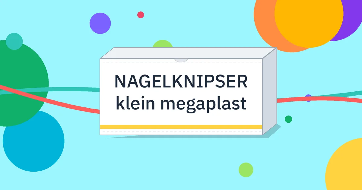 Symbolbild: Packung mit der Aufschrift NAGELKNIPSER klein megaplast (PZN 16501224) – Verfügbarkeit und Bezug in Apotheken in Frankfurt am Main