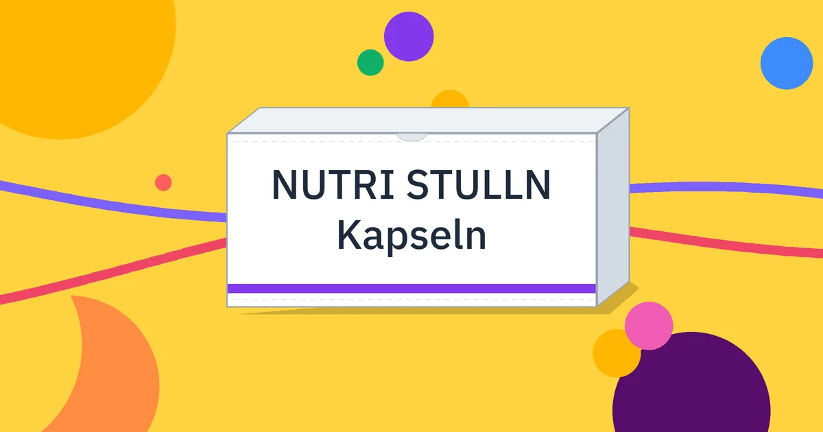Symbolbild: Packung mit der Aufschrift NUTRI STULLN Kapseln (PZN 04830023) – Verfügbarkeit und Bezug in Apotheken in Frankfurt am Main
