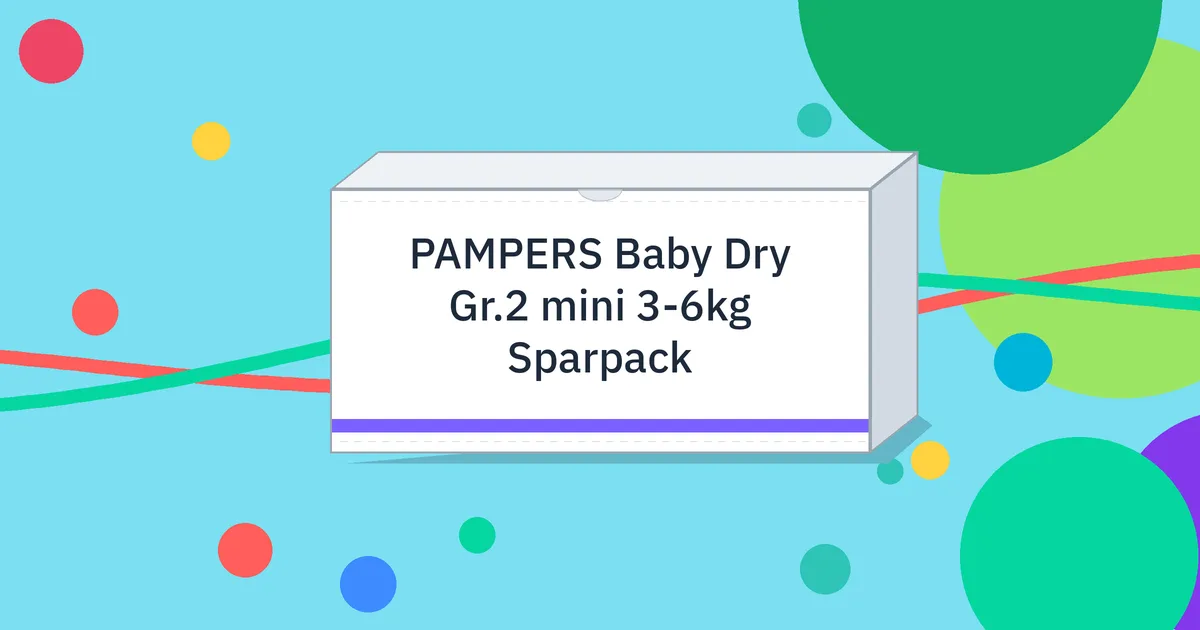 Symbolbild: Packung mit der Aufschrift PAMPERS Baby Dry Gr.2 mini 3-6kg Sparpack (PZN 11024274) – Verfügbarkeit und Bezug in Apotheken in Frankfurt am Main