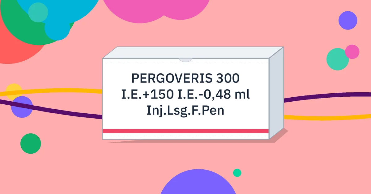 Symbolbild: Packung mit der Aufschrift PERGOVERIS 300 I.E.+150 I.E.-0,48 ml Inj.Lsg.F.Pen (PZN 19236372) – Verfügbarkeit und Bezug in Apotheken in Frankfurt am Main