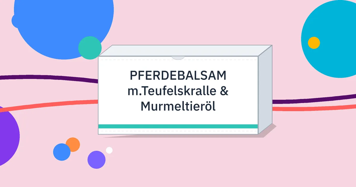 Symbolbild: Packung mit der Aufschrift PFERDEBALSAM m.Teufelskralle & Murmeltieröl (PZN 11026095) – Verfügbarkeit und Bezug in Apotheken in Frankfurt am Main