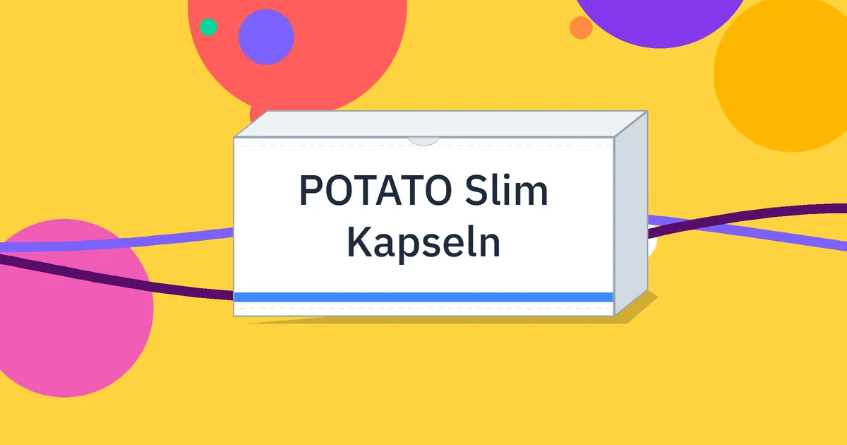 Symbolbild: Packung mit der Aufschrift POTATO Slim Kapseln (PZN 07605433) – Verfügbarkeit und Bezug in Apotheken in Frankfurt am Main