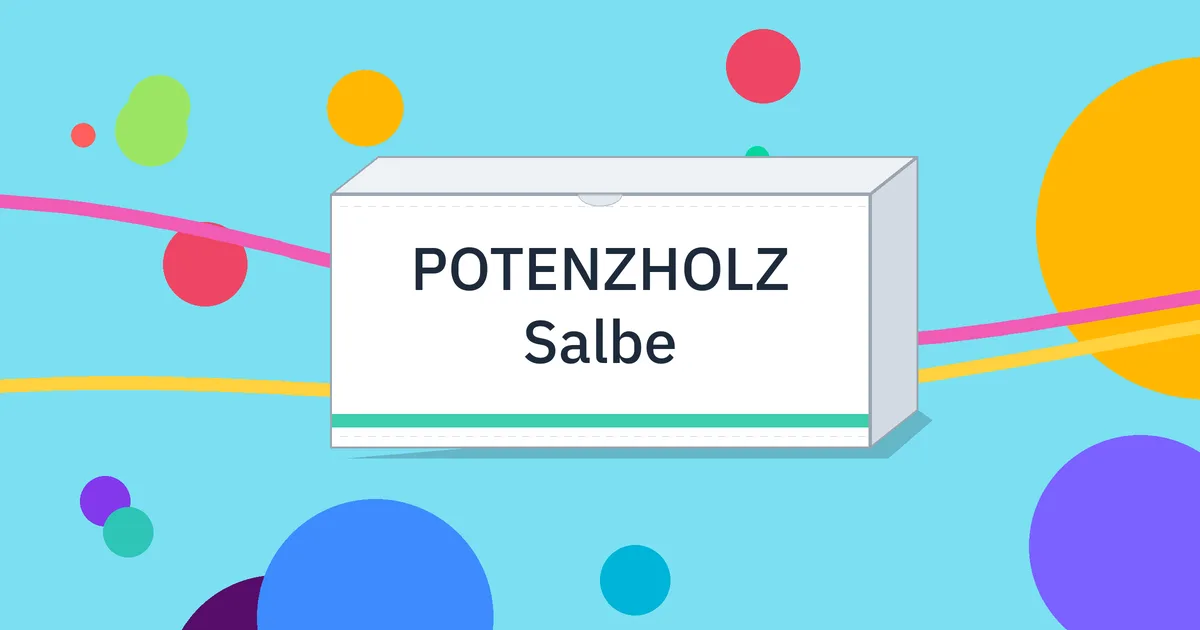 Symbolbild: Packung mit der Aufschrift POTENZHOLZ Salbe (PZN 18301653) – Verfügbarkeit und Bezug in Apotheken in Frankfurt am Main
