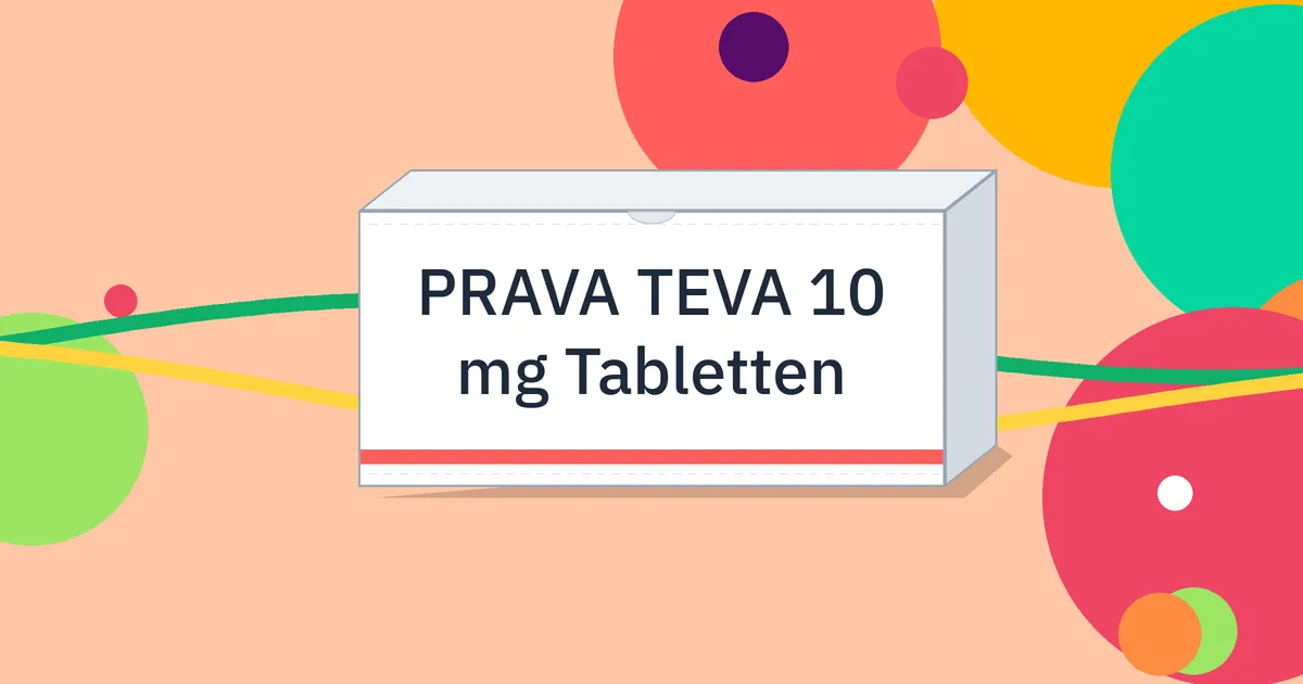 Symbolbild: Packung mit der Aufschrift PRAVA TEVA 10 mg Tabletten (PZN 04365224) – Verfügbarkeit und Bezug in Apotheken in Frankfurt am Main