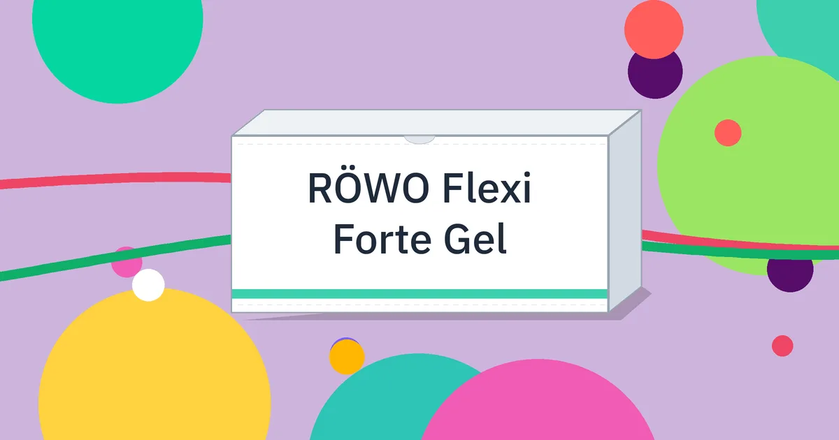Symbolbild: Packung mit der Aufschrift RÖWO Flexi Forte Gel (PZN 07585802) – Verfügbarkeit und Bezug in Apotheken in Frankfurt am Main
