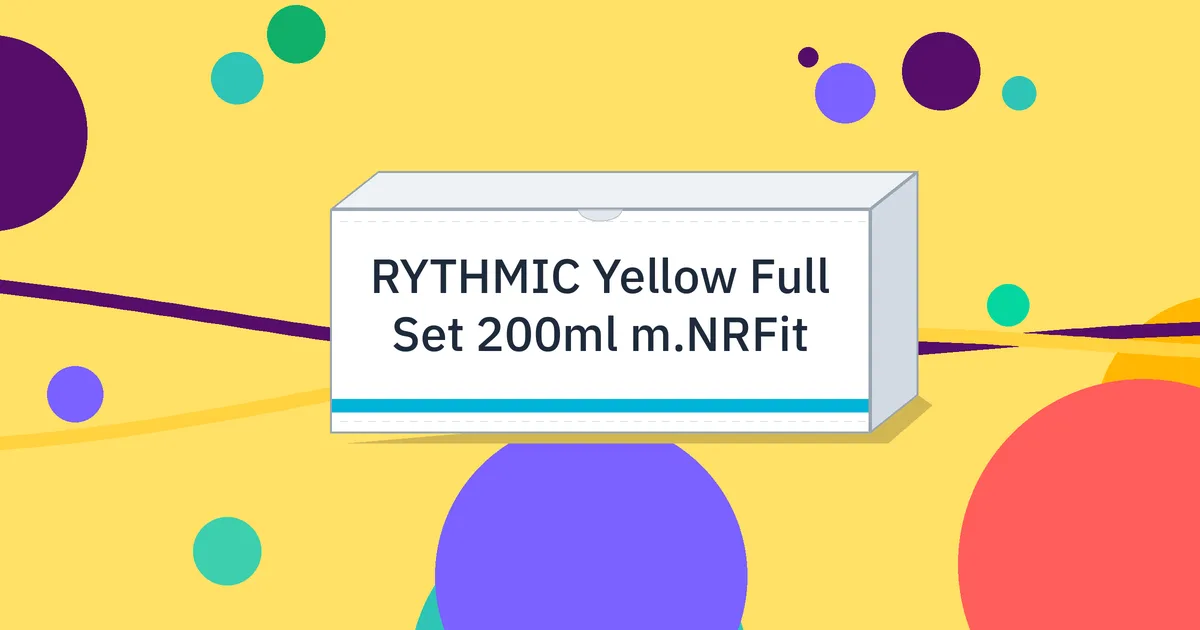 Symbolbild: Packung mit der Aufschrift RYTHMIC Yellow Full Set 200ml m.NRFit (PZN 16244508) – Verfügbarkeit und Bezug in Apotheken in Frankfurt am Main