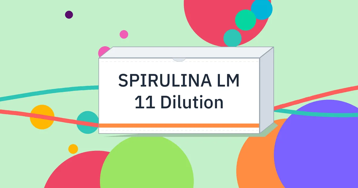 Symbolbild: Packung mit der Aufschrift SPIRULINA LM 11 Dilution (PZN 13682691) – Verfügbarkeit und Bezug in Apotheken in Frankfurt am Main