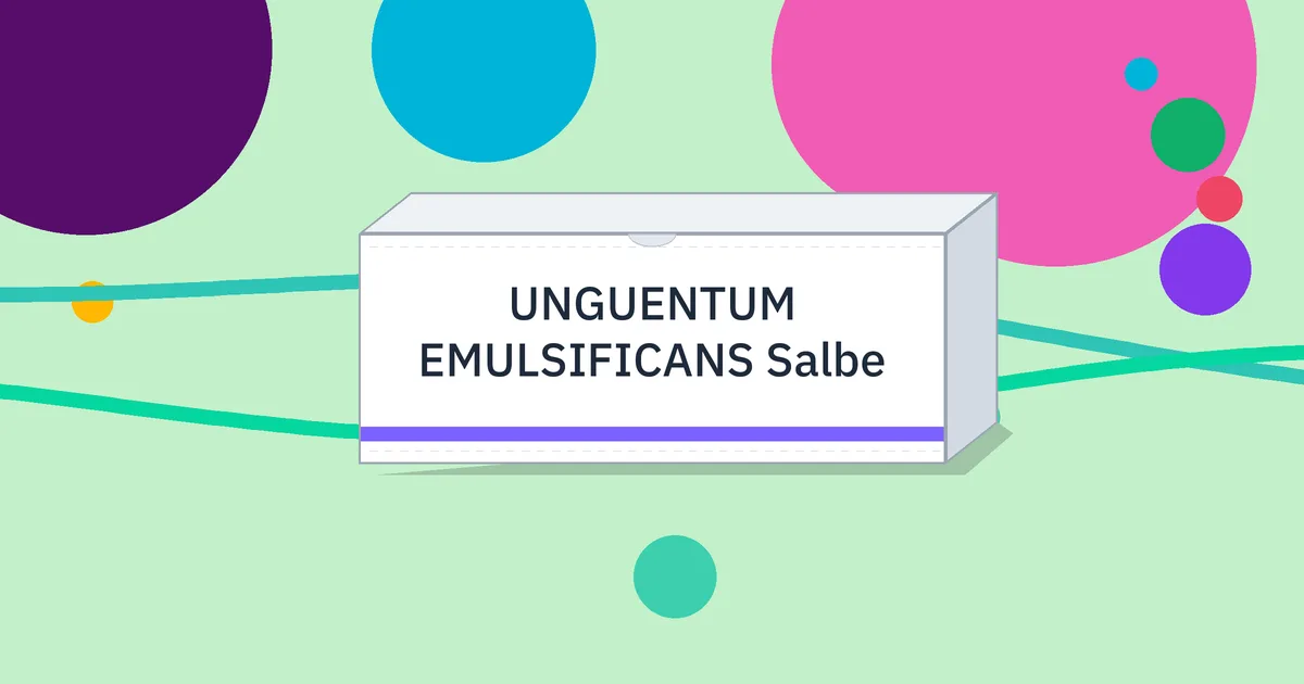 Symbolbild: Packung mit der Aufschrift UNGUENTUM EMULSIFICANS Salbe (PZN 18360087) – Verfügbarkeit und Bezug in Apotheken in Frankfurt am Main
