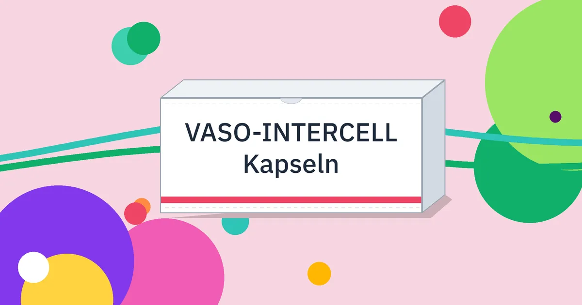Symbolbild: Packung mit der Aufschrift VASO-INTERCELL Kapseln (PZN 16200669) – Verfügbarkeit und Bezug in Apotheken in Frankfurt am Main