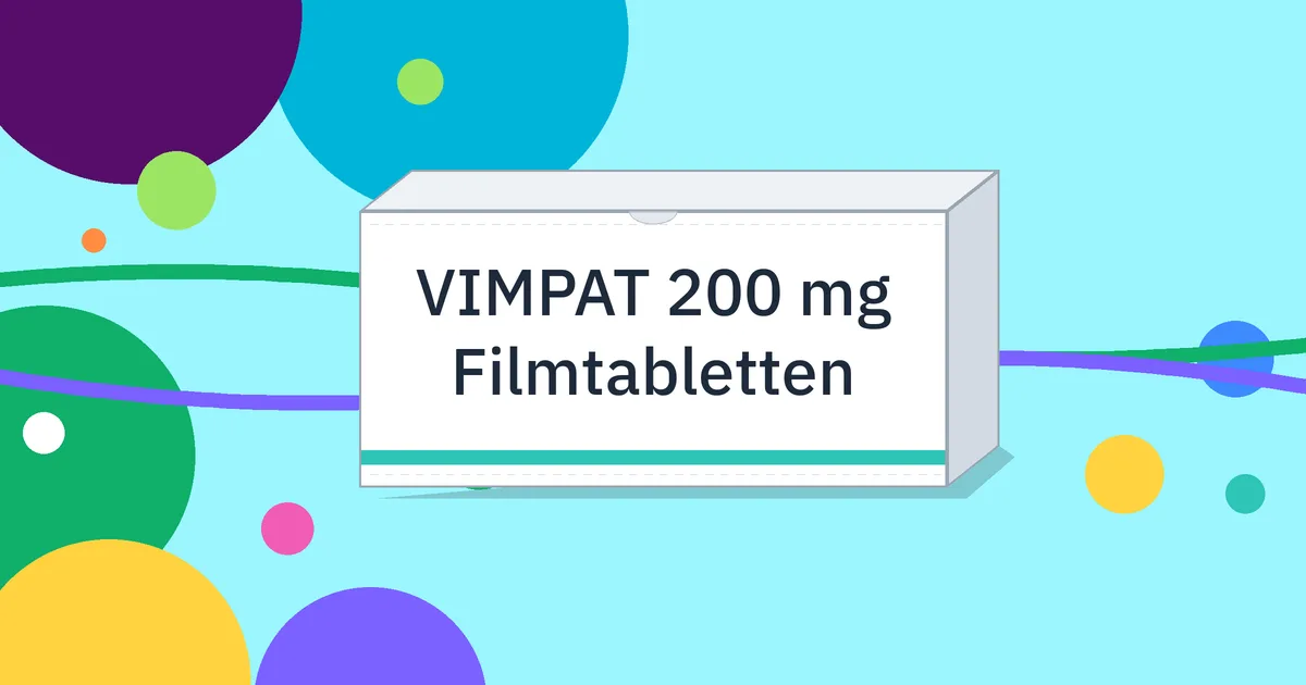 Symbolbild: Packung mit der Aufschrift VIMPAT 200 mg Filmtabletten (PZN 19075472) – Verfügbarkeit und Bezug in Apotheken in Frankfurt am Main