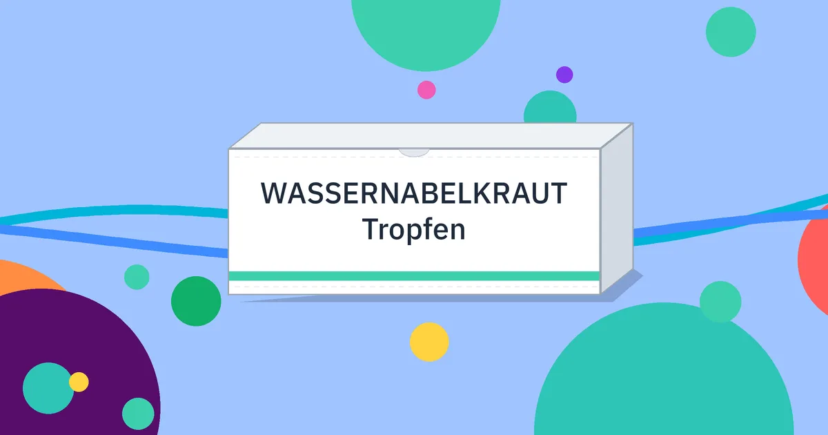 Symbolbild: Packung mit der Aufschrift WASSERNABELKRAUT Tropfen (PZN 19142174) – Verfügbarkeit und Bezug in Apotheken in Frankfurt am Main