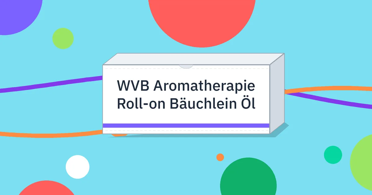 Symbolbild: Packung mit der Aufschrift WVB Aromatherapie Roll-on Bäuchlein Öl (PZN 17164243) – Verfügbarkeit und Bezug in Apotheken in Frankfurt am Main