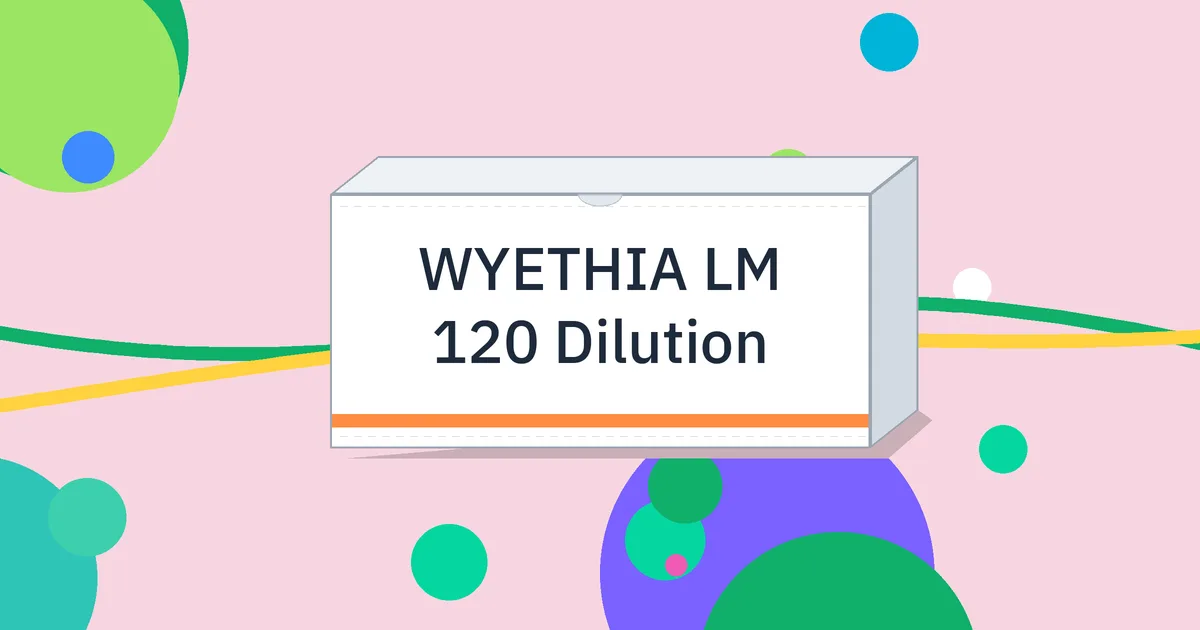 Symbolbild: Packung mit der Aufschrift WYETHIA LM 120 Dilution (PZN 13282187) – Verfügbarkeit und Bezug in Apotheken in Frankfurt am Main