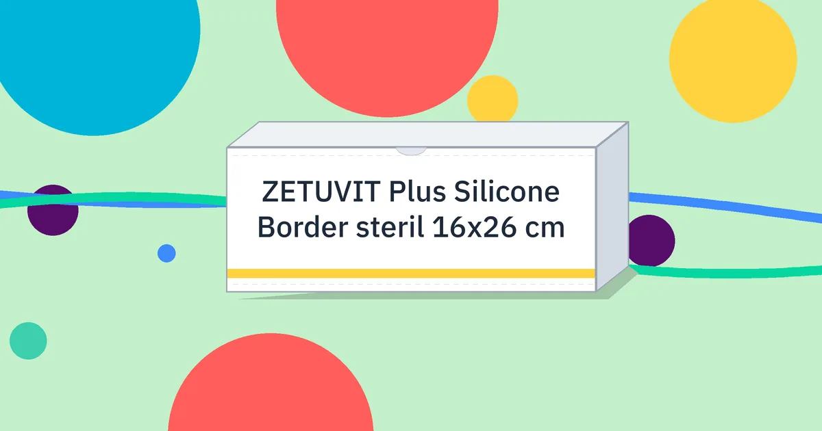 Symbolbild: Packung mit der Aufschrift ZETUVIT Plus Silicone Border steril 16x26 cm (PZN 17278691) – Verfügbarkeit und Bezug in Apotheken in Frankfurt am Main