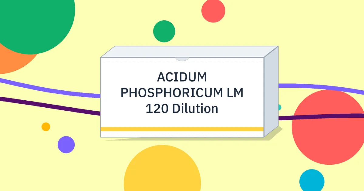 Symbolbild: Packung mit der Aufschrift ACIDUM PHOSPHORICUM LM 120 Dilution (PZN 12753472) – Verfügbarkeit und Bezug in Apotheken in Frankfurt am Main