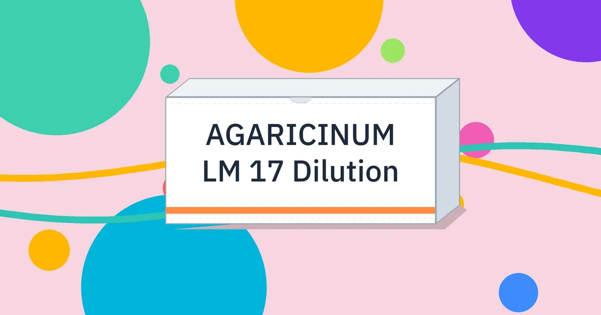 Symbolbild: Packung mit der Aufschrift AGARICINUM LM 17 Dilution (PZN 13303021) – Verfügbarkeit und Bezug in Apotheken in Frankfurt am Main