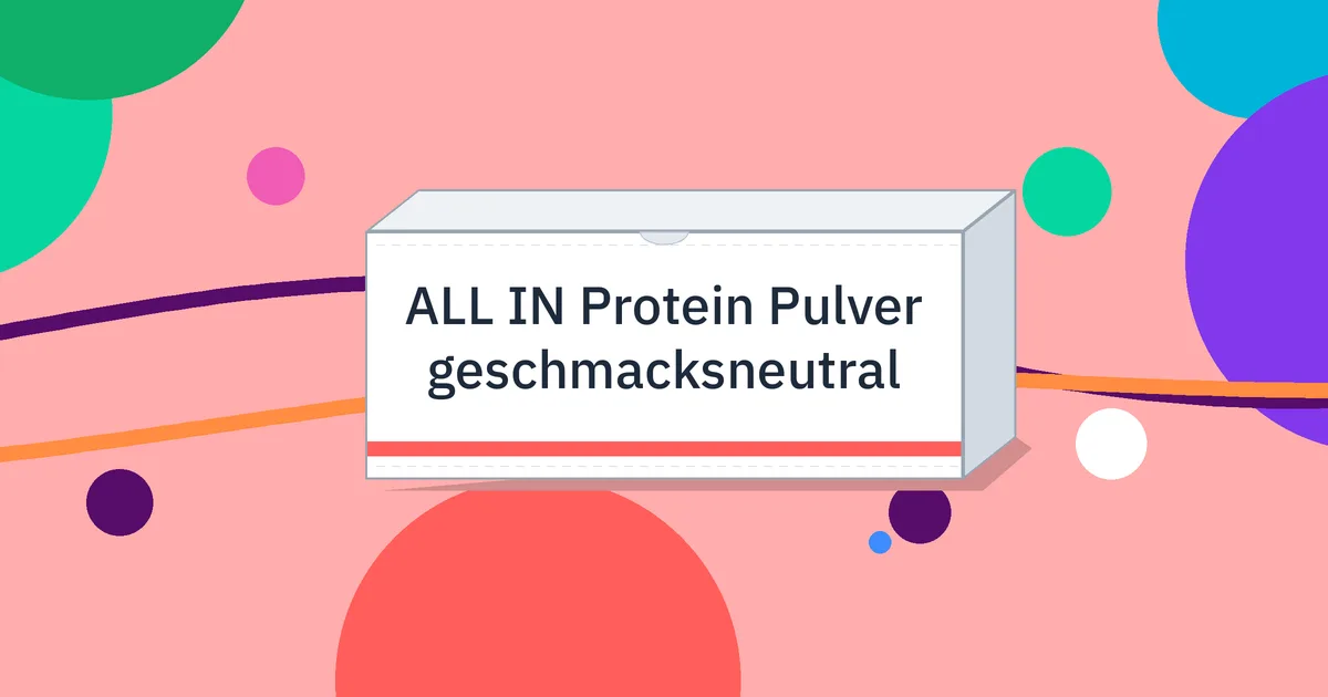 Symbolbild: Packung mit der Aufschrift ALL IN Protein Pulver geschmacksneutral (PZN 12543013) – Verfügbarkeit und Bezug in Apotheken in Frankfurt am Main