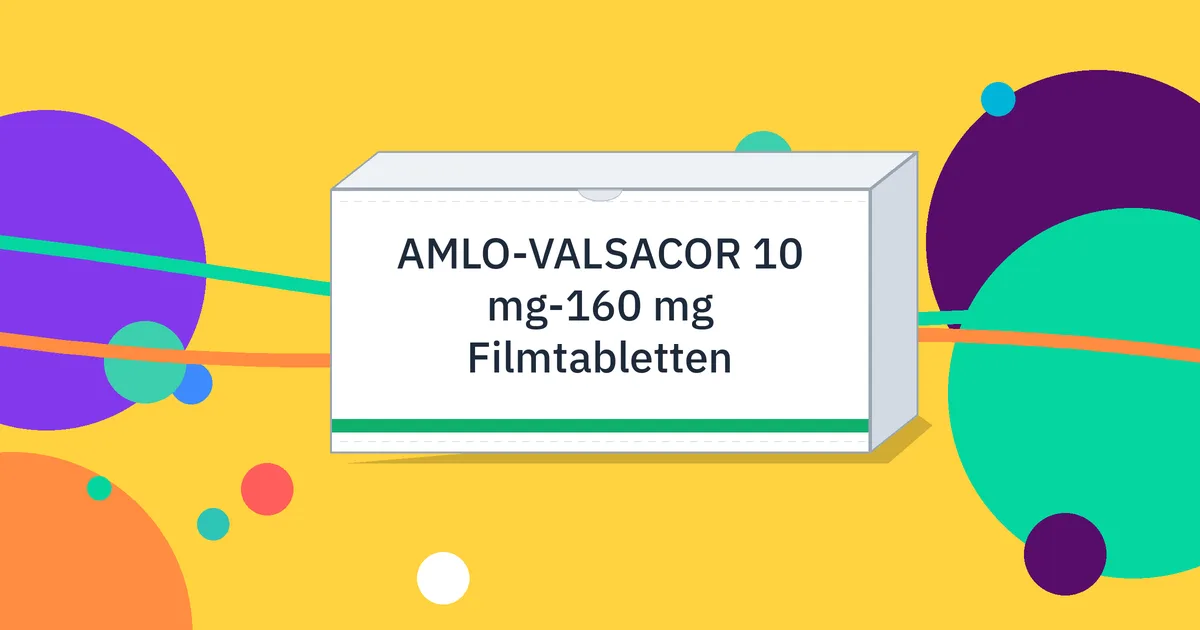 Symbolbild: Packung mit der Aufschrift AMLO-VALSACOR 10 mg-160 mg Filmtabletten (PZN 15610862) – Verfügbarkeit und Bezug in Apotheken in Frankfurt am Main