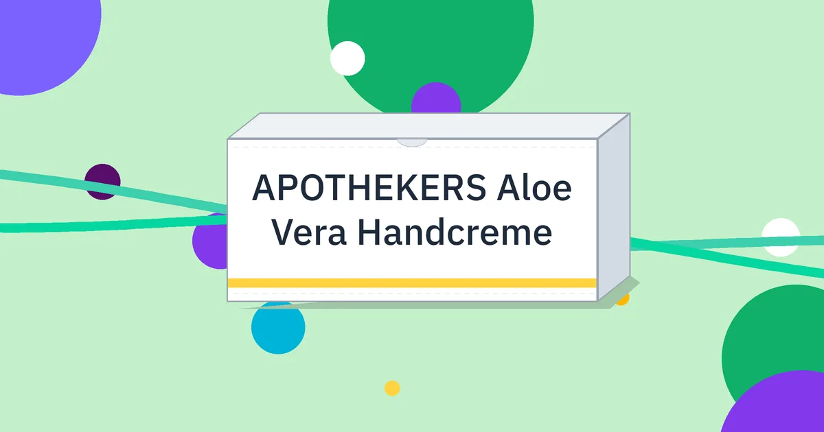 Symbolbild: Packung mit der Aufschrift APOTHEKERS Aloe Vera Handcreme (PZN 09693393) – Verfügbarkeit und Bezug in Apotheken in Frankfurt am Main