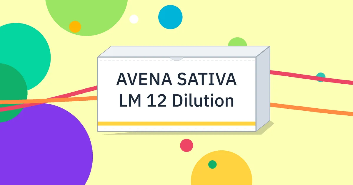 Symbolbild: Packung mit der Aufschrift AVENA SATIVA LM 12 Dilution (PZN 12786738) – Verfügbarkeit und Bezug in Apotheken in Frankfurt am Main