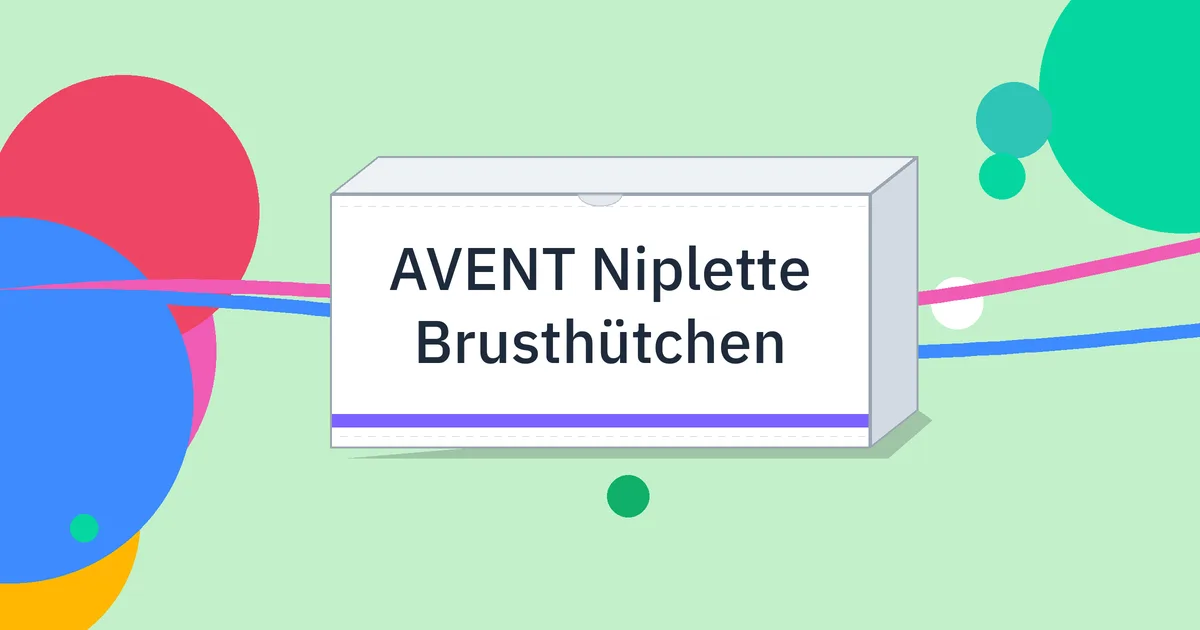 Symbolbild: Packung mit der Aufschrift AVENT Niplette Brusthütchen (PZN 06188708) – Verfügbarkeit und Bezug in Apotheken in Frankfurt am Main