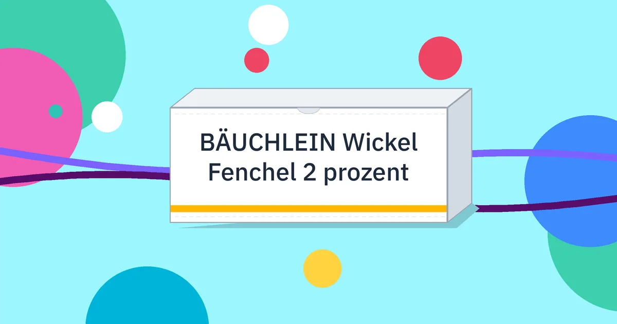 Symbolbild: Packung mit der Aufschrift BÄUCHLEIN Wickel Fenchel 2 prozent (PZN 07781704) – Verfügbarkeit und Bezug in Apotheken in Frankfurt am Main