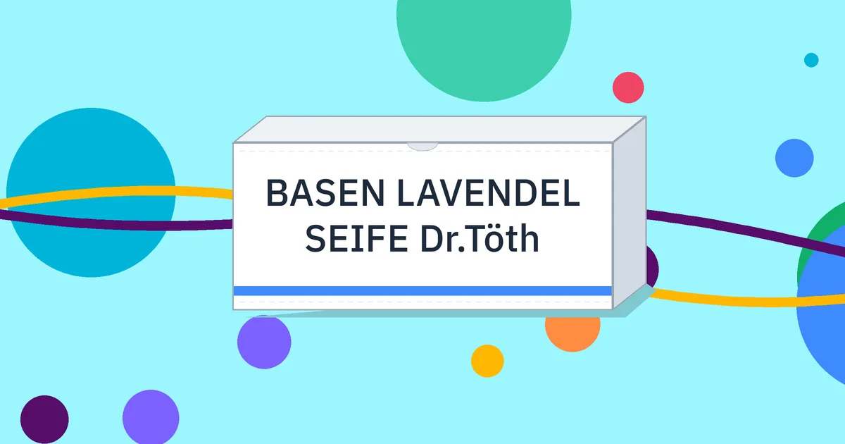 Symbolbild: Packung mit der Aufschrift BASEN LAVENDEL SEIFE Dr.Töth (PZN 00222315) – Verfügbarkeit und Bezug in Apotheken in Frankfurt am Main