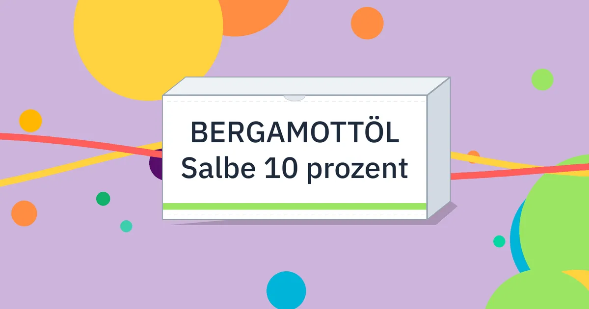 Symbolbild: Packung mit der Aufschrift BERGAMOTTÖL Salbe 10 prozent (PZN 16572796) – Verfügbarkeit und Bezug in Apotheken in Frankfurt am Main