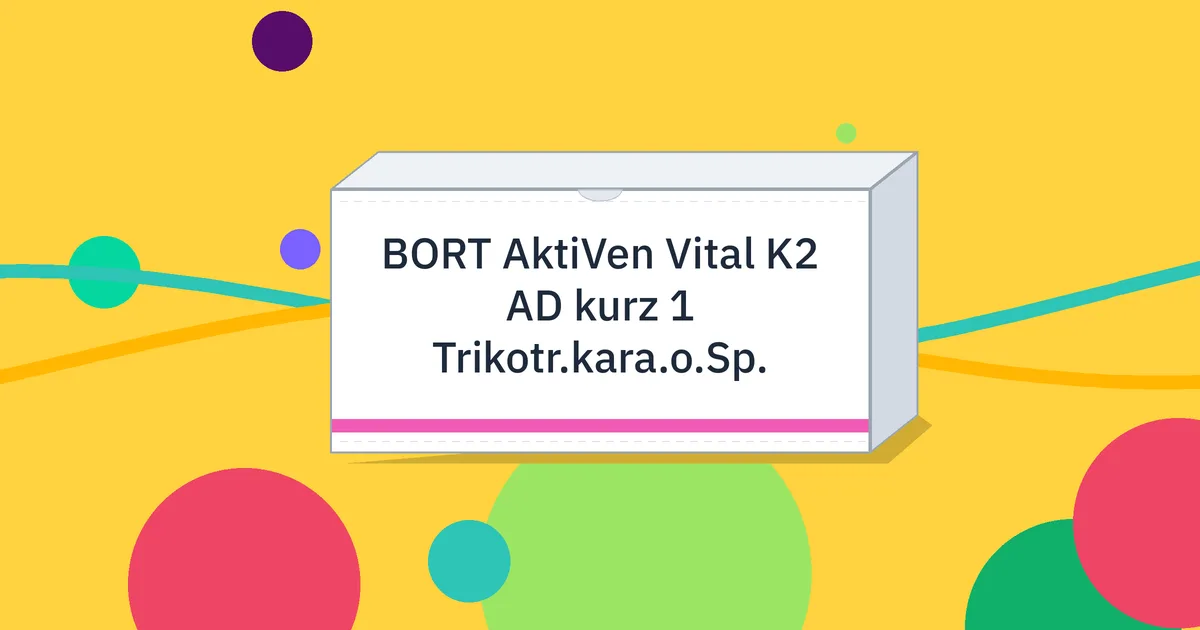 Symbolbild: Packung mit der Aufschrift BORT AktiVen Vital K2 AD kurz 1 Trikotr.kara.o.Sp. (PZN 12549300) – Verfügbarkeit und Bezug in Apotheken in Frankfurt am Main