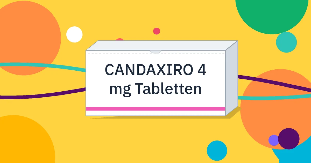 Symbolbild: Packung mit der Aufschrift CANDAXIRO 4 mg Tabletten (PZN 20207039) – Verfügbarkeit und Bezug in Apotheken in Frankfurt am Main