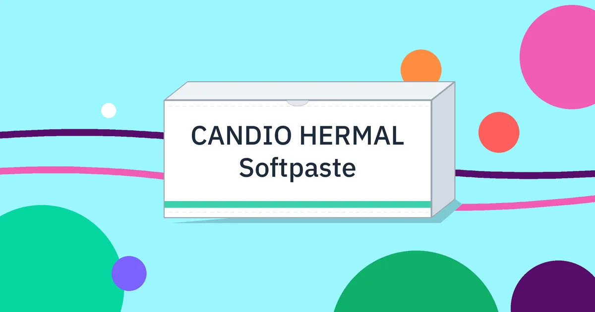 Symbolbild: Packung mit der Aufschrift CANDIO HERMAL Softpaste (PZN 03492179) – Verfügbarkeit und Bezug in Apotheken in Frankfurt am Main