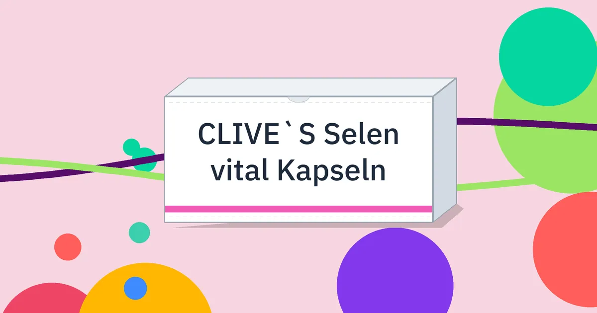 Symbolbild: Packung mit der Aufschrift CLIVE`S Selen vital Kapseln (PZN 11856247) – Verfügbarkeit und Bezug in Apotheken in Frankfurt am Main