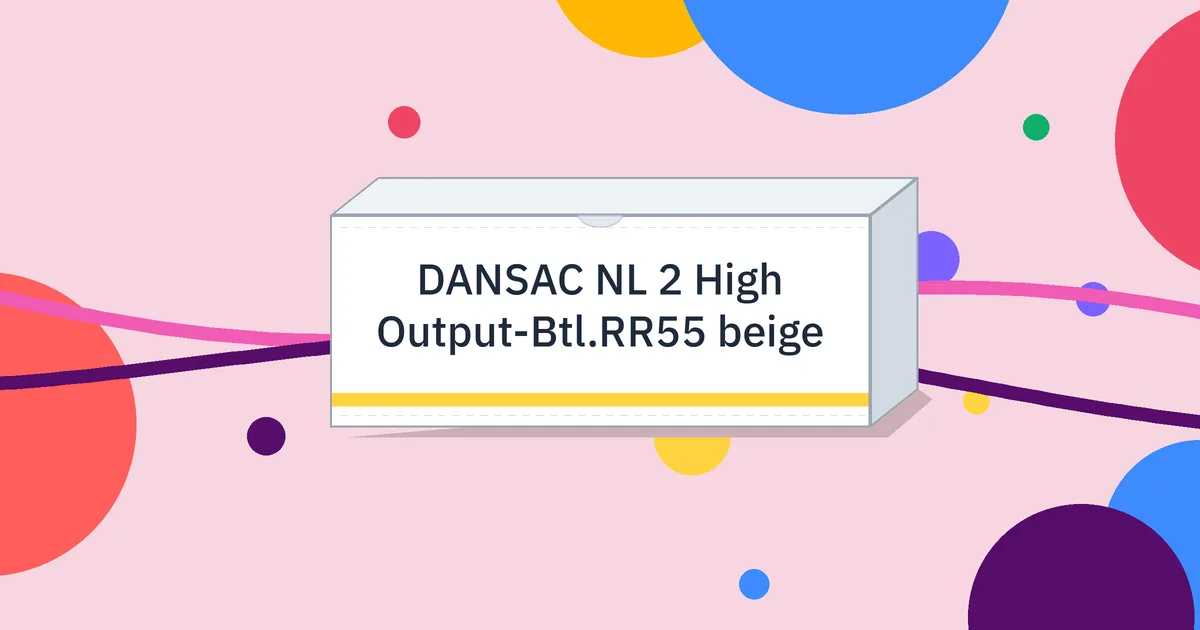Symbolbild: Packung mit der Aufschrift DANSAC NL 2 High Output-Btl.RR55 beige (PZN 19744849) – Verfügbarkeit und Bezug in Apotheken in Frankfurt am Main